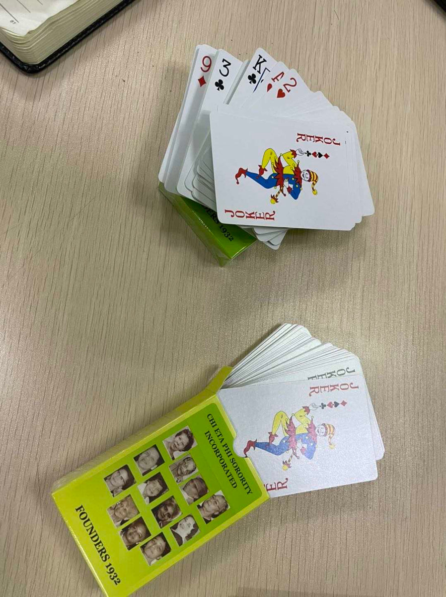 FOUNDERS PLAYING CARDS - DECK OF CARDS – Lambda Eta Store